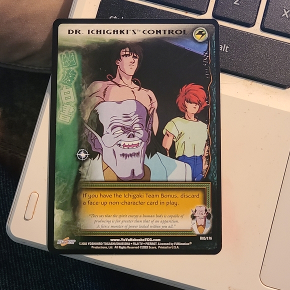Other | Dr Ichigakis Control Yuyu Hakusho Card | Poshmark
